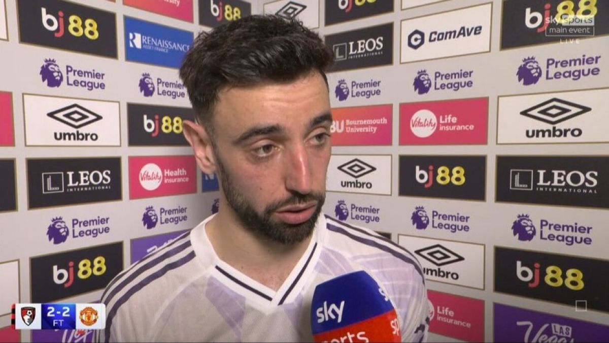 Bruno Fernandes slams VAR decisions vs Bournemouth that he 'doesn't ...