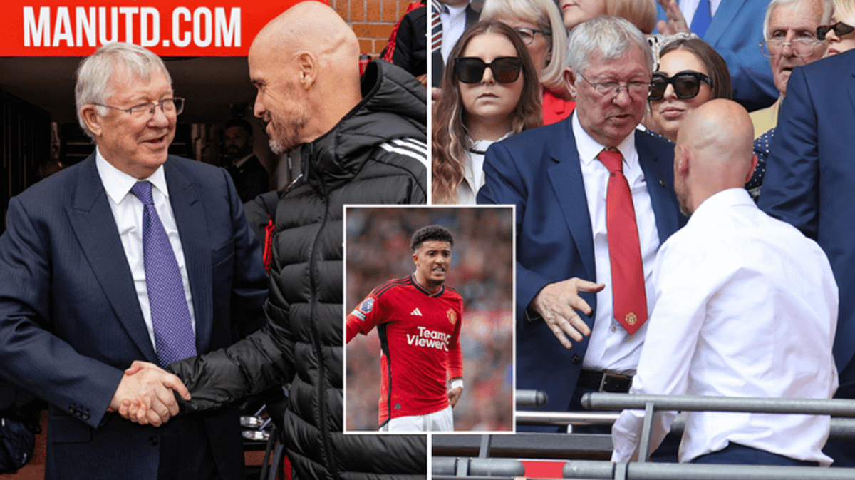 Sir Alex Ferguson has 'warned' Erik ten Hag to avoid 'dangerous' Jadon ...