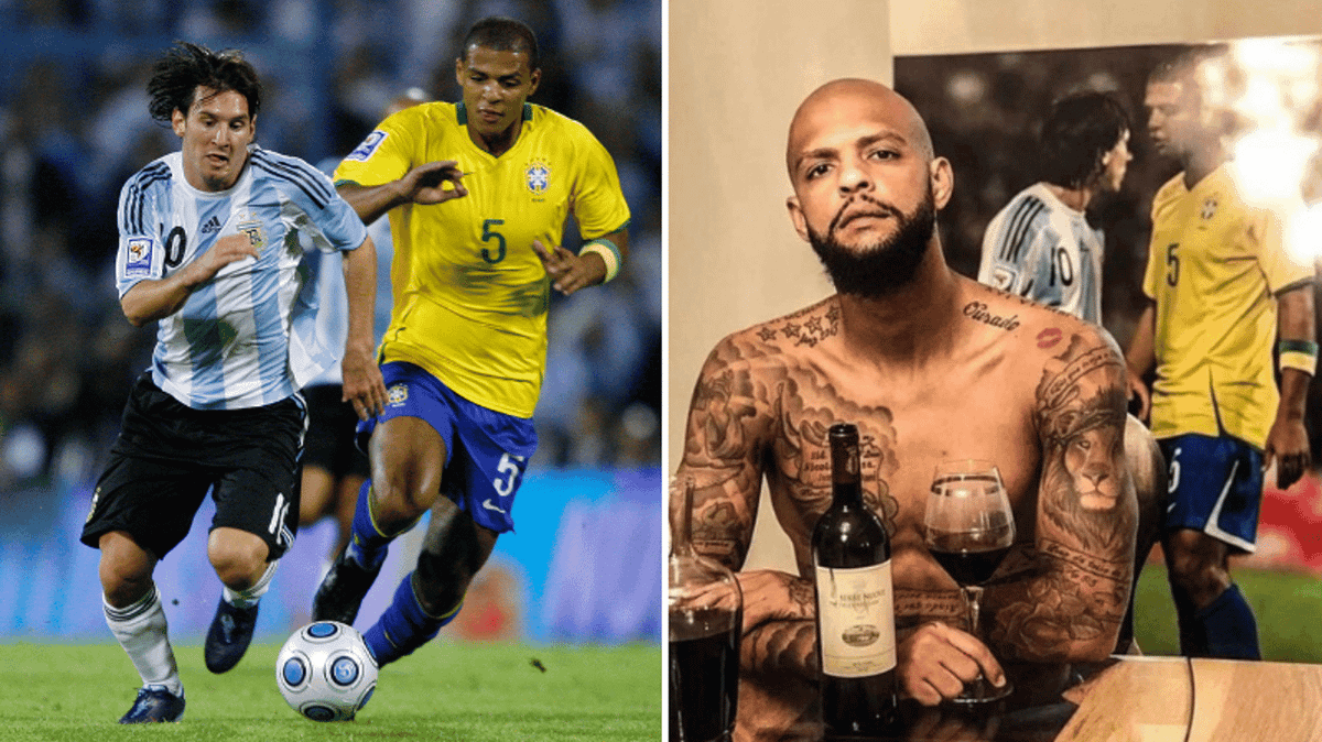 Felipe Melo explains why he has a painting of Lionel Messi in his house ...