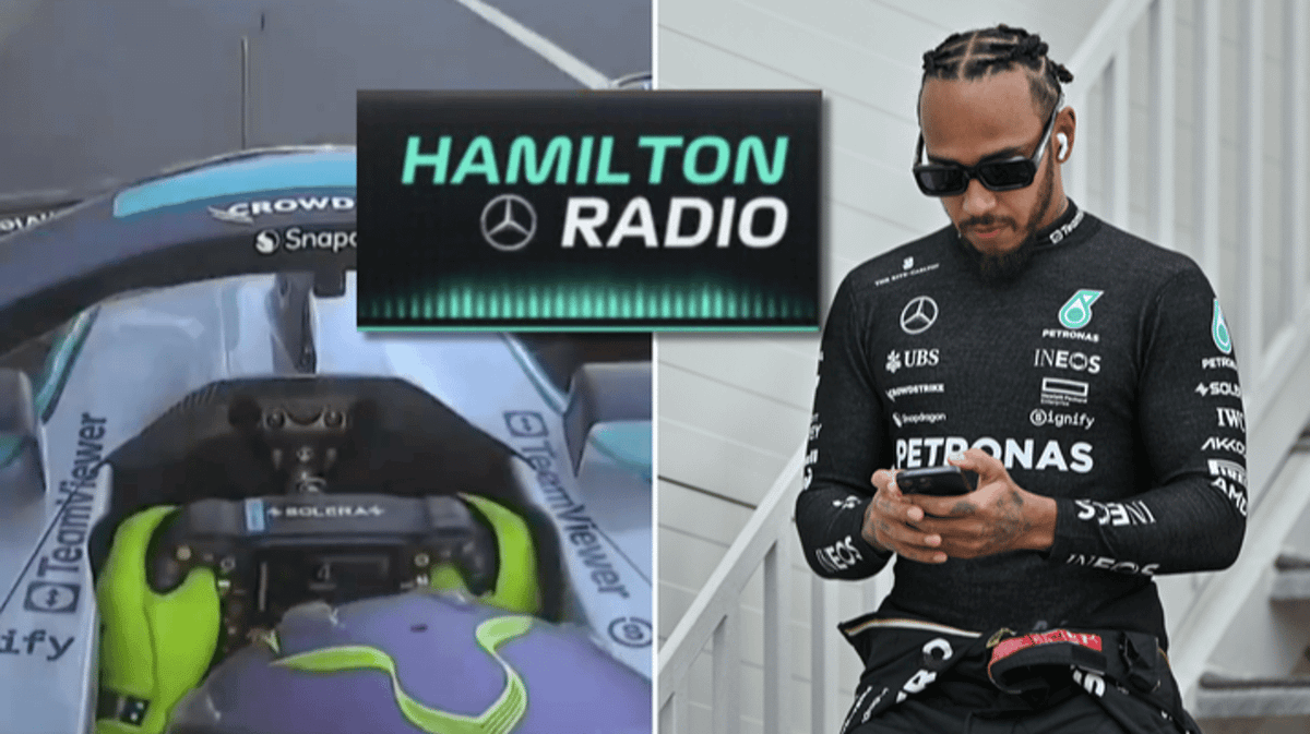 Lewis Hamilton's Mercedes team radio says it all after nightmare ...