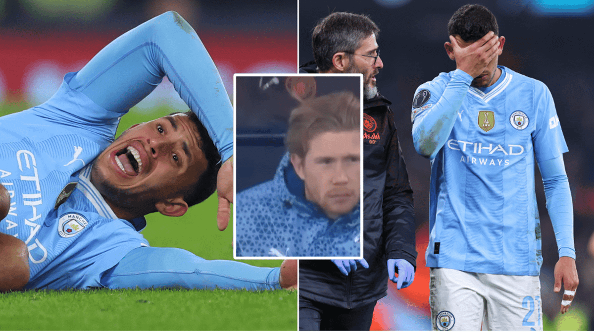 What Kevin De Bruyne did after seeing Matheus Nunes' gruesome injury ...