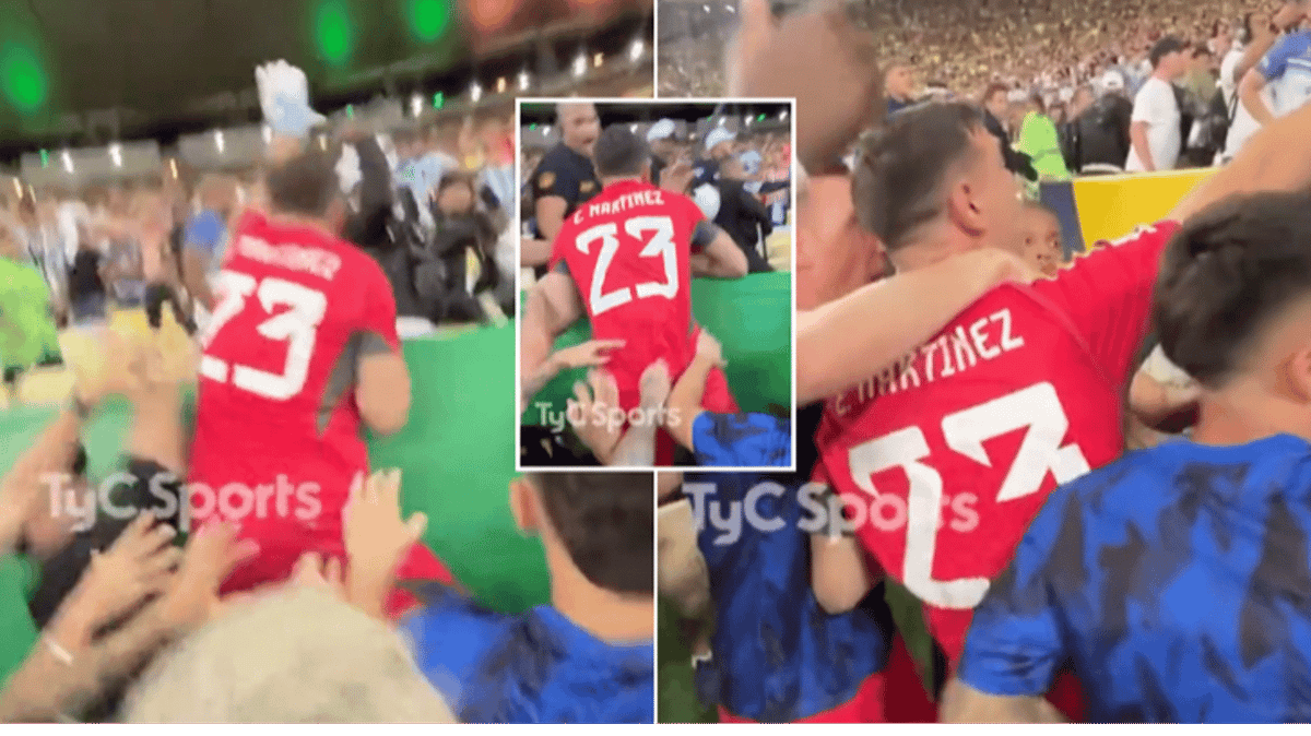 Emiliano Martinez pleads with police to stop violence as they clash ...