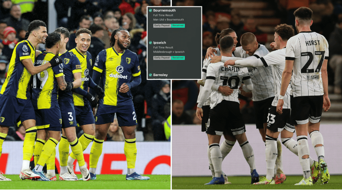 Punter wins over £17,000 on 'unbelievable' four-fold bet featuring ...