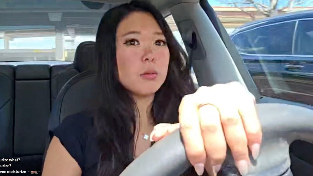 Streamer nearly gets into car crash after looking at Twitch chat while ...