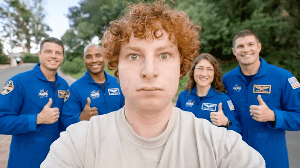 YouTuber praised for getting 'better footage than NASA' as he goes ...