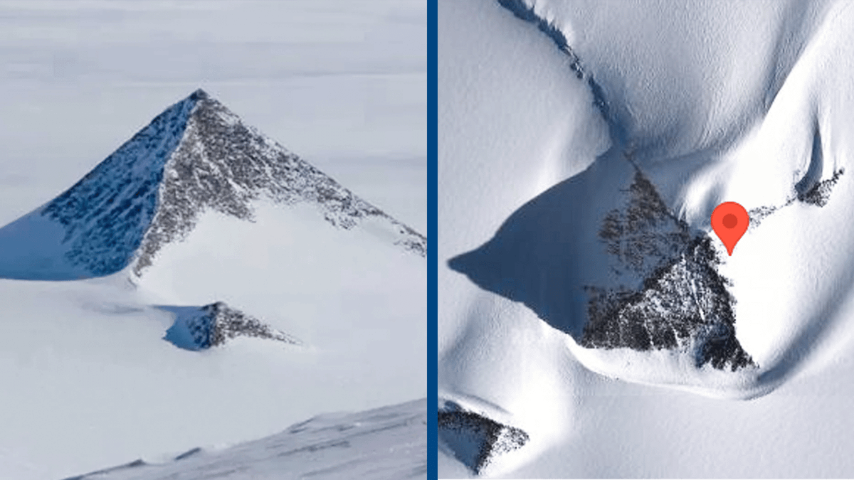 The truth behind mysterious 'pyramid' discovered in Antarctica