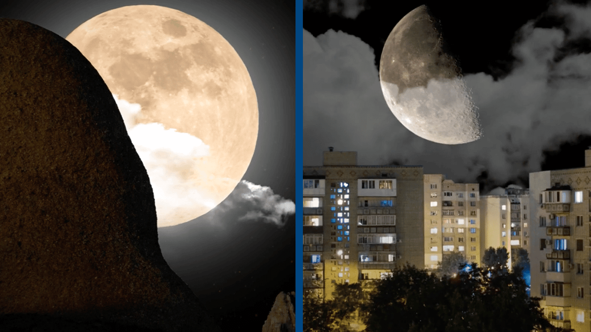 Frightening video shows what would happen to life on Earth if the moon ...
