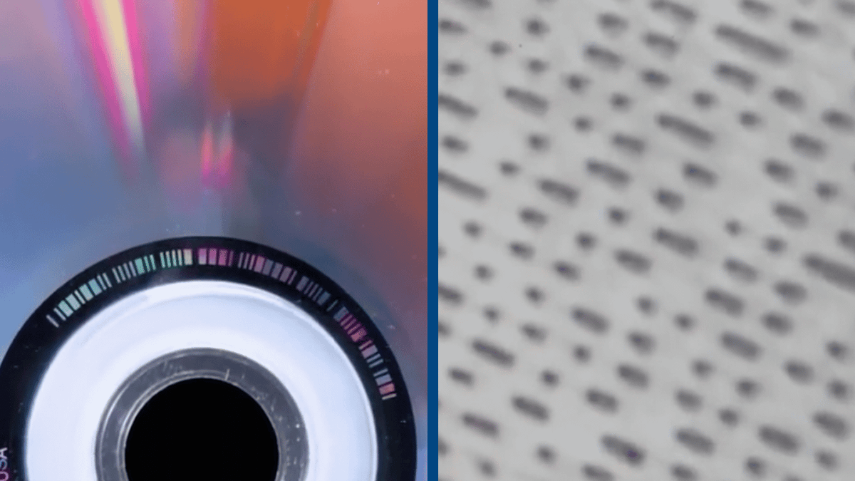 Video showing how the inside of a CD works is leaving people gobsmacked