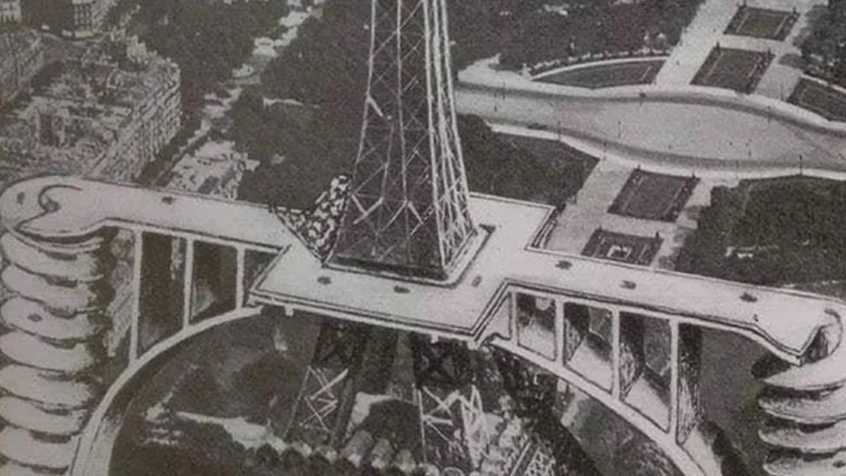 Resurfaced plans show how cars were nearly able to drive around the ...