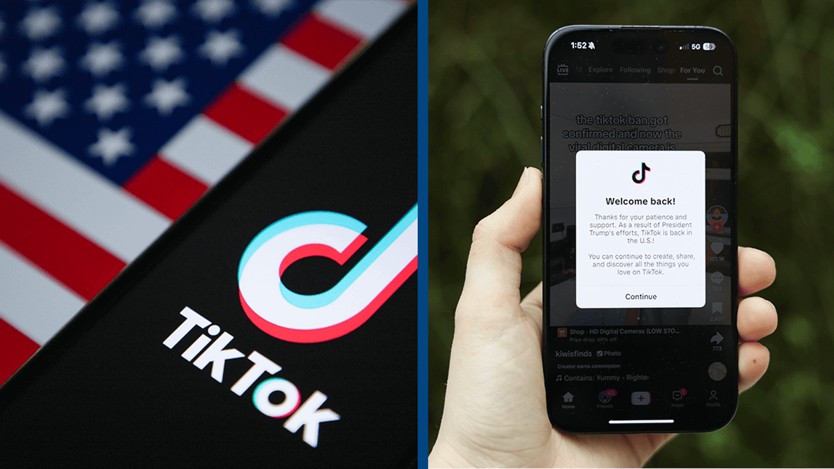 TikTok returns to 170,000,000 US users as Trump promises long-term solution