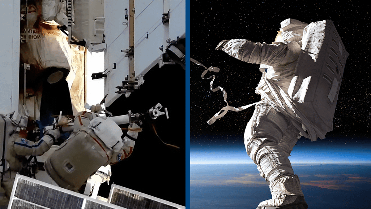 Cosmonaut who found blob growing outside International Space Station ...