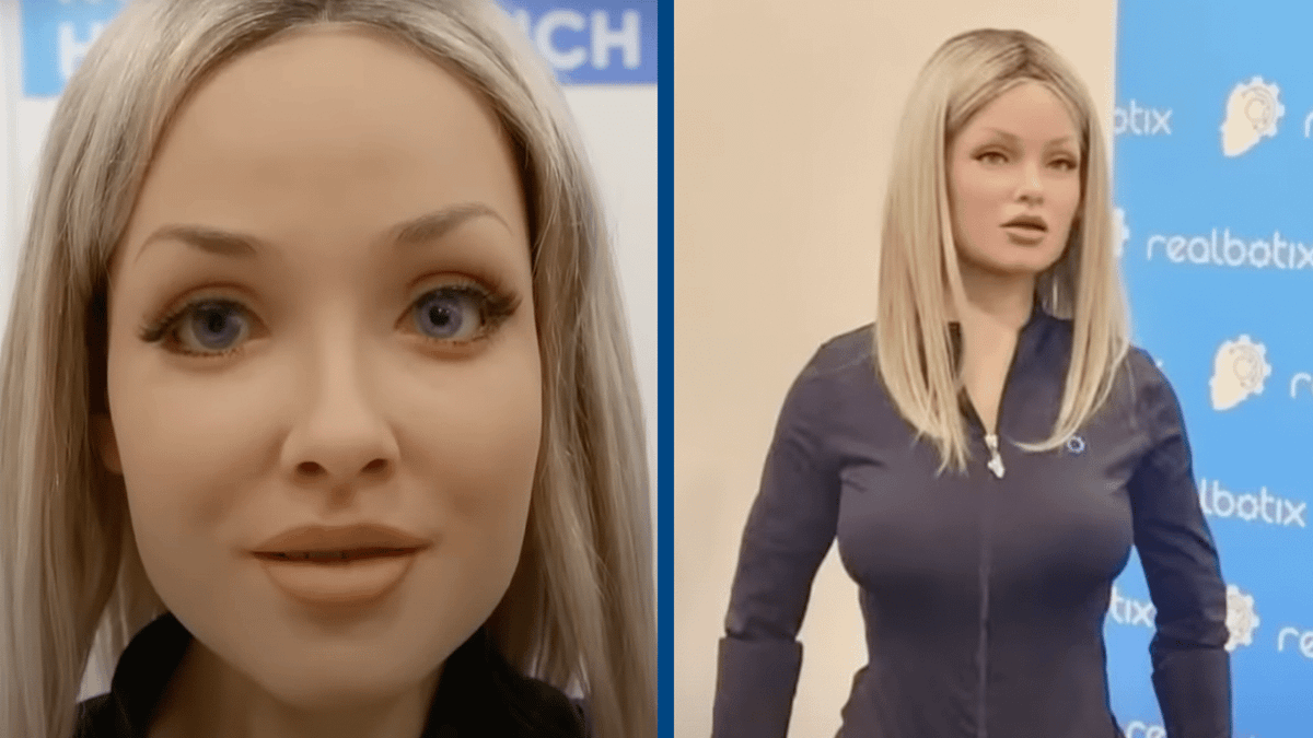 Dystopian humanoid 'robot girlfriend' 'built for intimacy' now ...