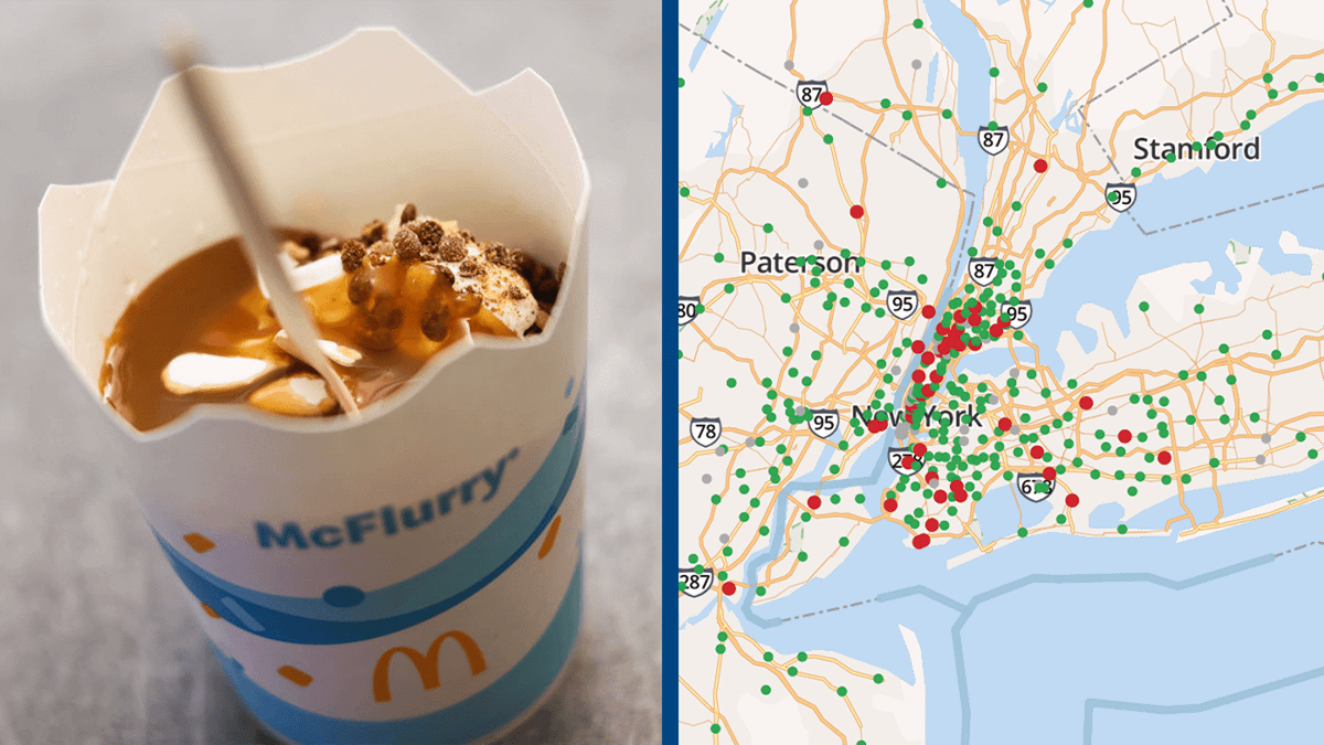 'Secret' website that lists every currently broken McDonald’s ice cream ...