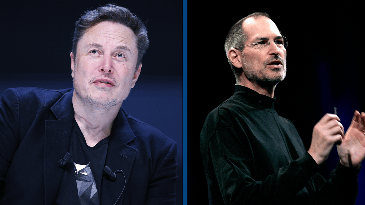 Elon Musk says Steve Jobs was ‘kind of a jerk’ when they first met at a ...