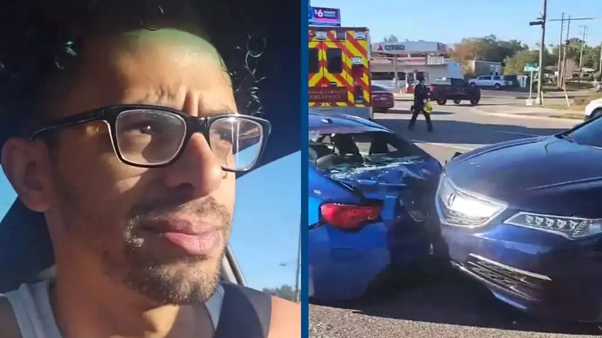 People in shock at streamer's disturbing reaction after getting hit by ...