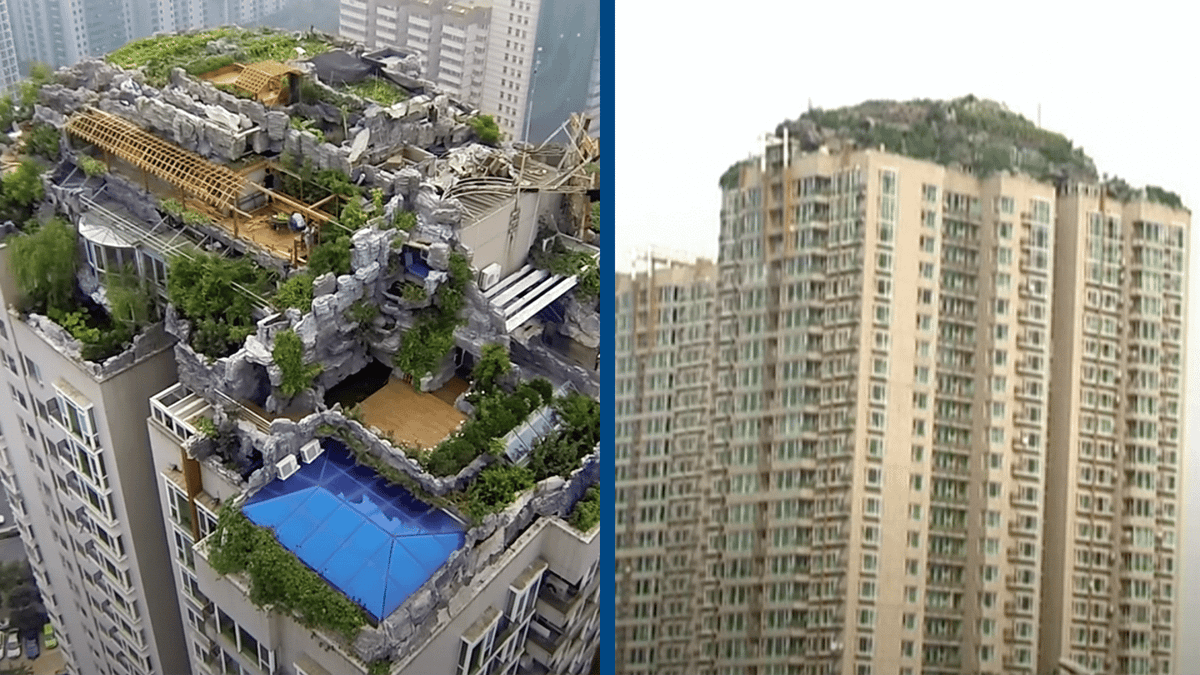 Man spent six years building ‘secret mountaintop mansion’ on top of ...