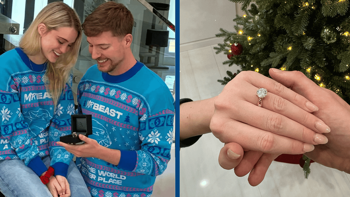 People convinced MrBeast's proposal announcement is actually AI after ...