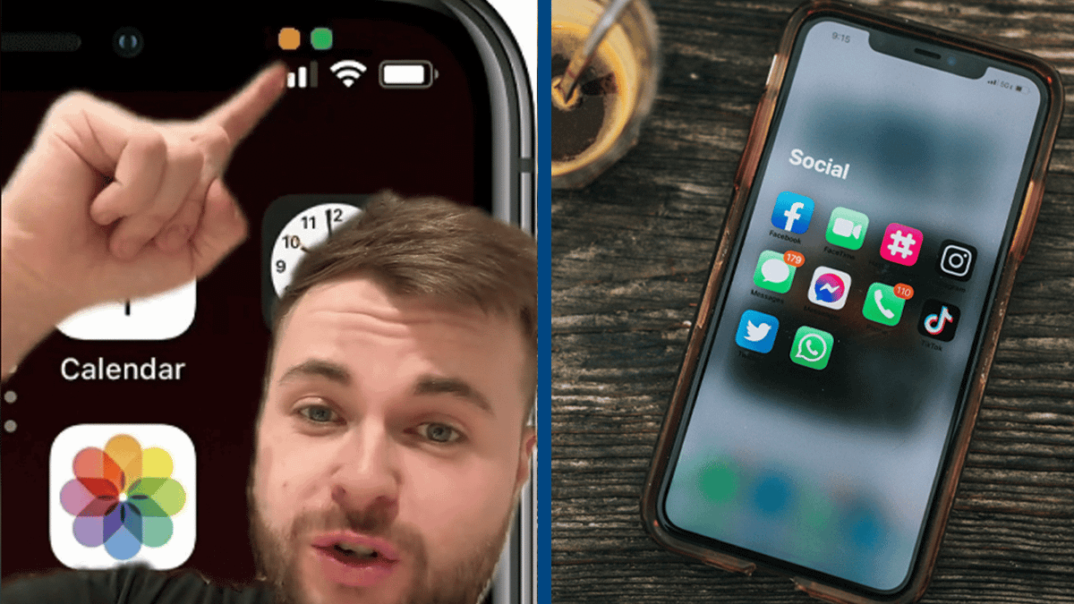 iPhone users warned about little orange dot at top of screen