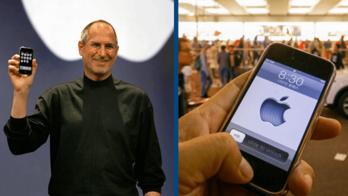 An unopened first gen iPhone from 2007 was sold at auction for an eye ...