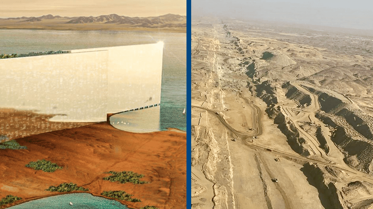 New aerial photos show development of Saudi Arabia's $500 billion giga ...