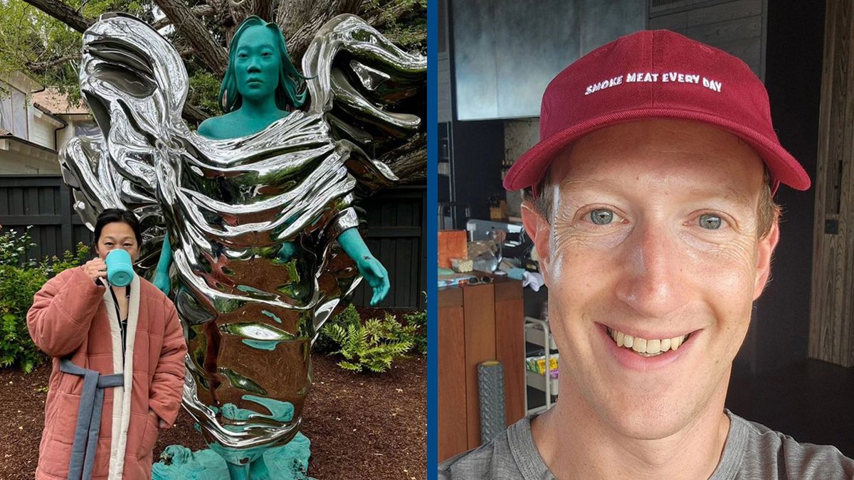 Mark Zuckerberg unveils 'bizarre' 7ft statue of wife and people are ...