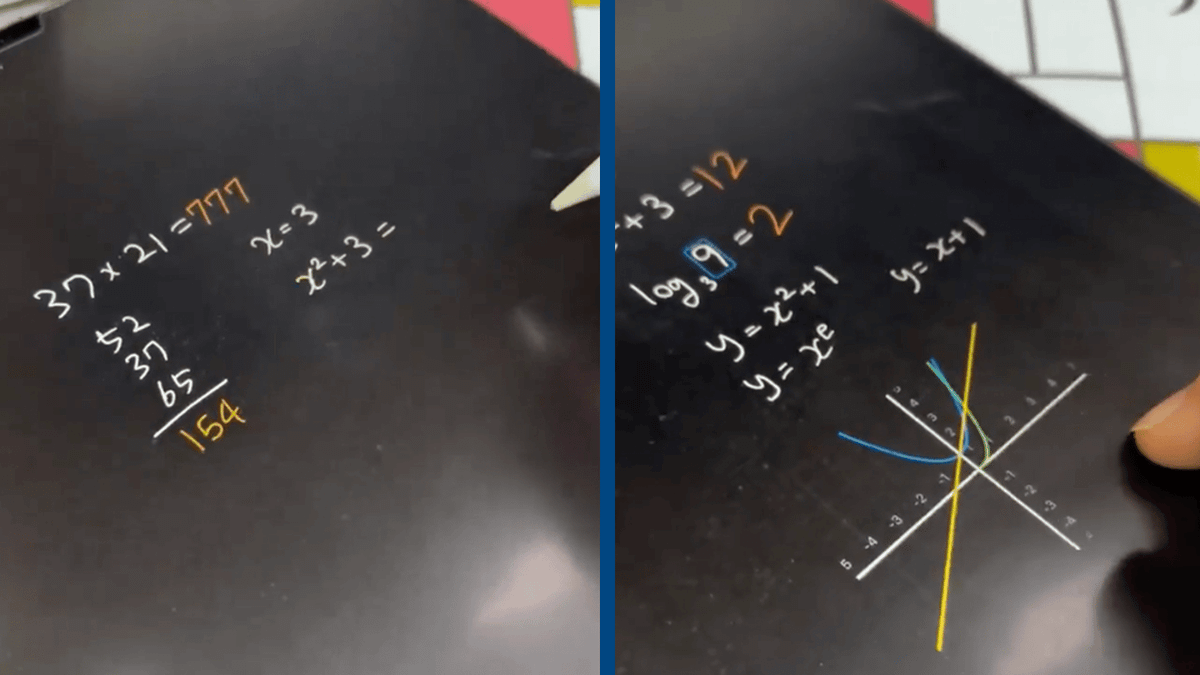 Video showing iOS 18's 'math notes' feature in action sparks fiery ...