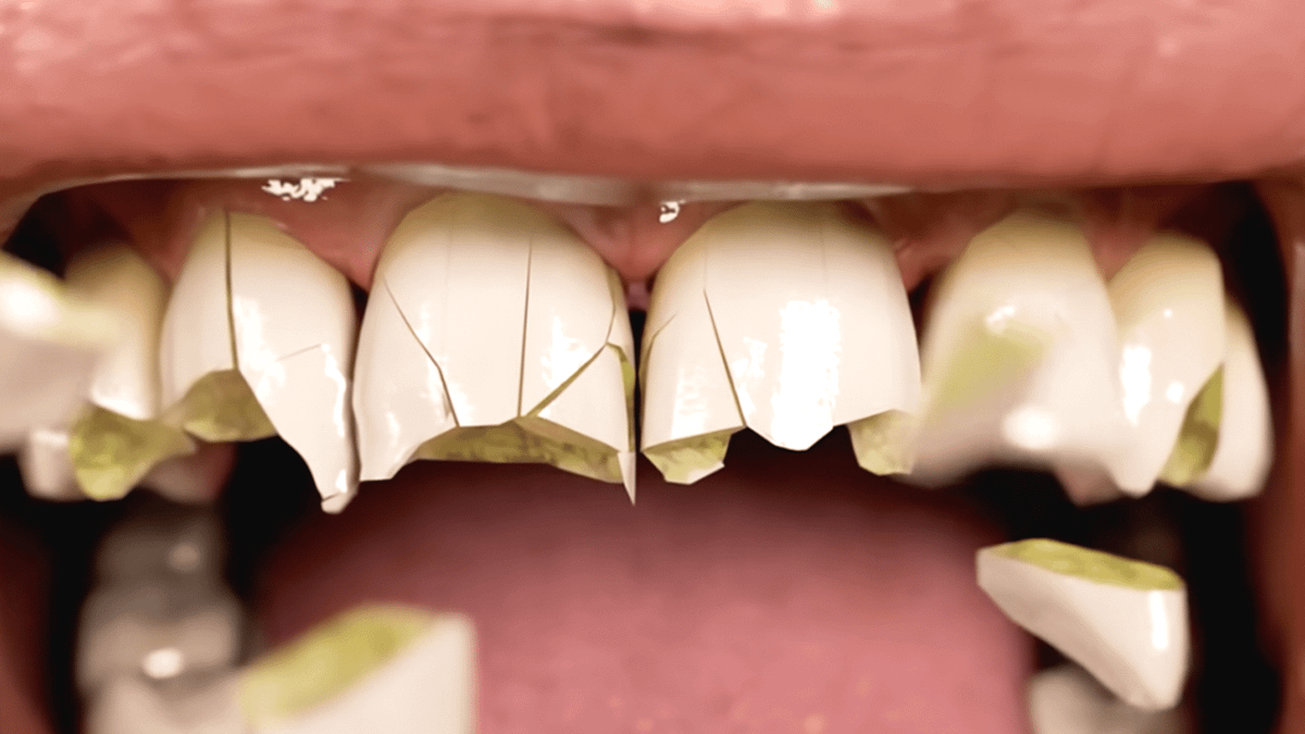 Horrifying animation showing how hot coffee could crack your teeth ...