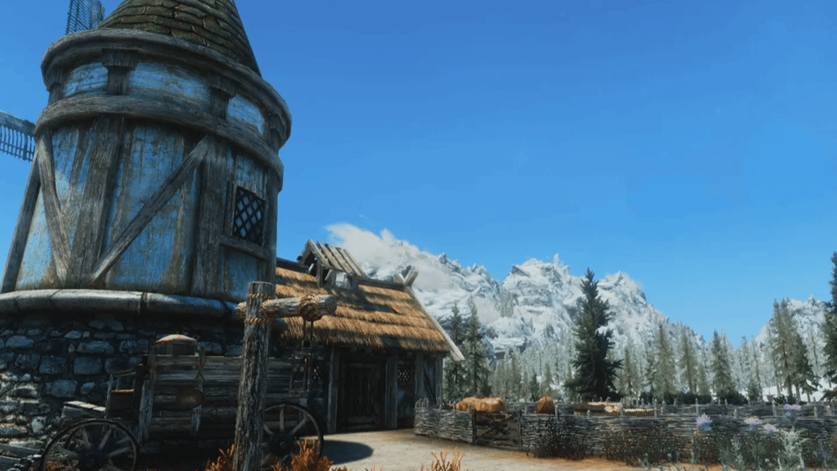 Skyrim goes full Stardew Valley in this excellent free Steam download