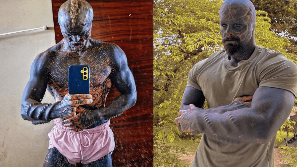 Tattoo addict who cut off his fingers offering fans an opportunity to ...