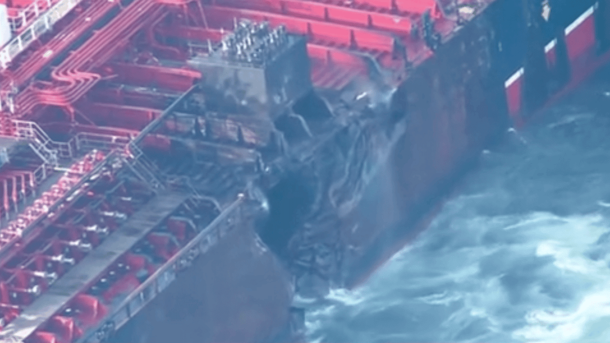 Newly released aerial footage shows devastating impact of explosion on ...