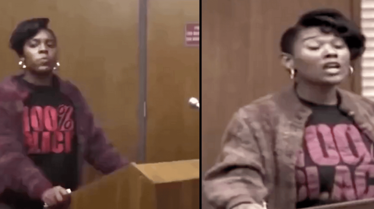 Side by side footage shows Netflix Jeffrey Dahmer’s victim’s sister and ...