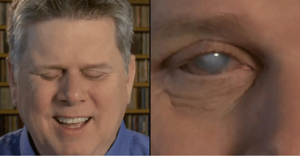 Blind man answers ‘5 hour question’ about what he can see