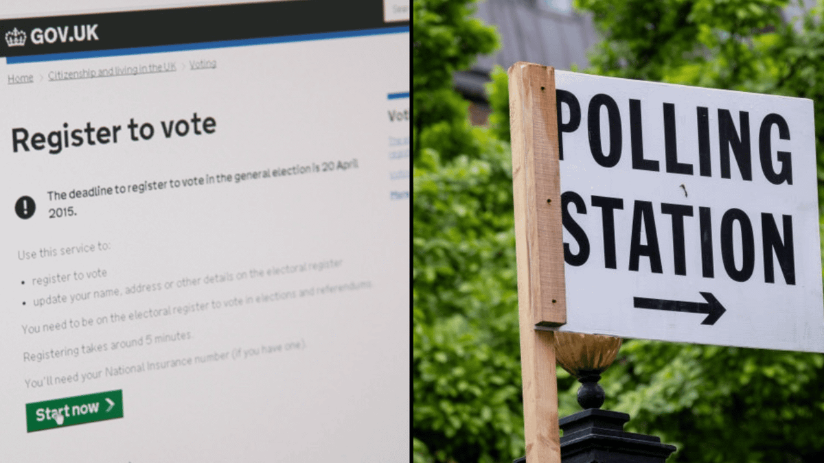 Urgent reminder to register to vote in general election before it's too ...