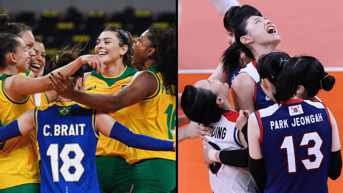Real reason Olympic volleyball player wears different colour to their ...