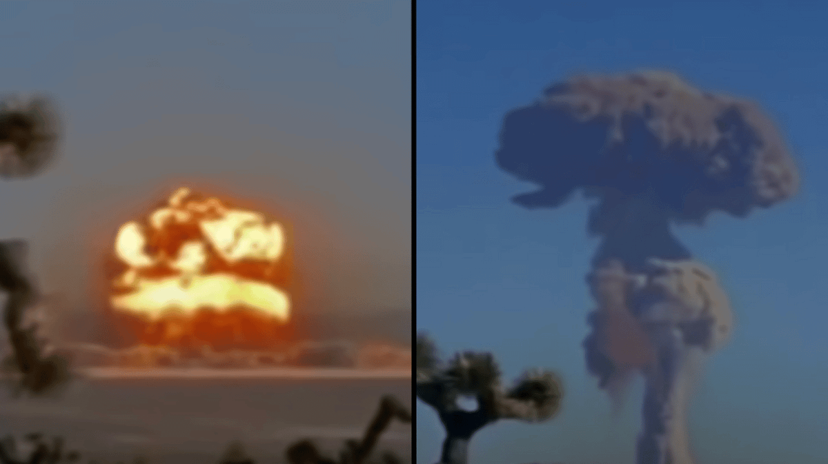 Terrifying video shows nuclear bomb doesn’t actually sound like ...