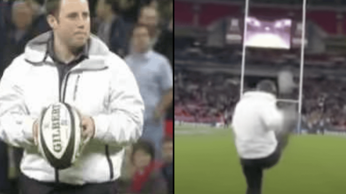 Fan doing £250,000 Wembley crossbar challenge told cheerleaders he'd ...