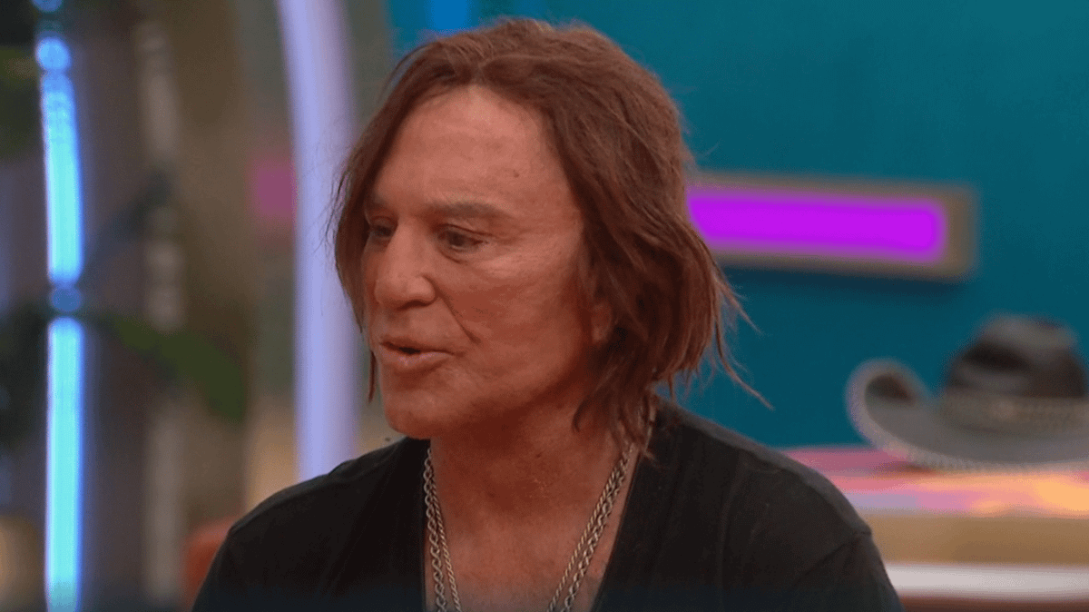 Mickey Rourke tries to break another CBB rule after he’s given strict ...