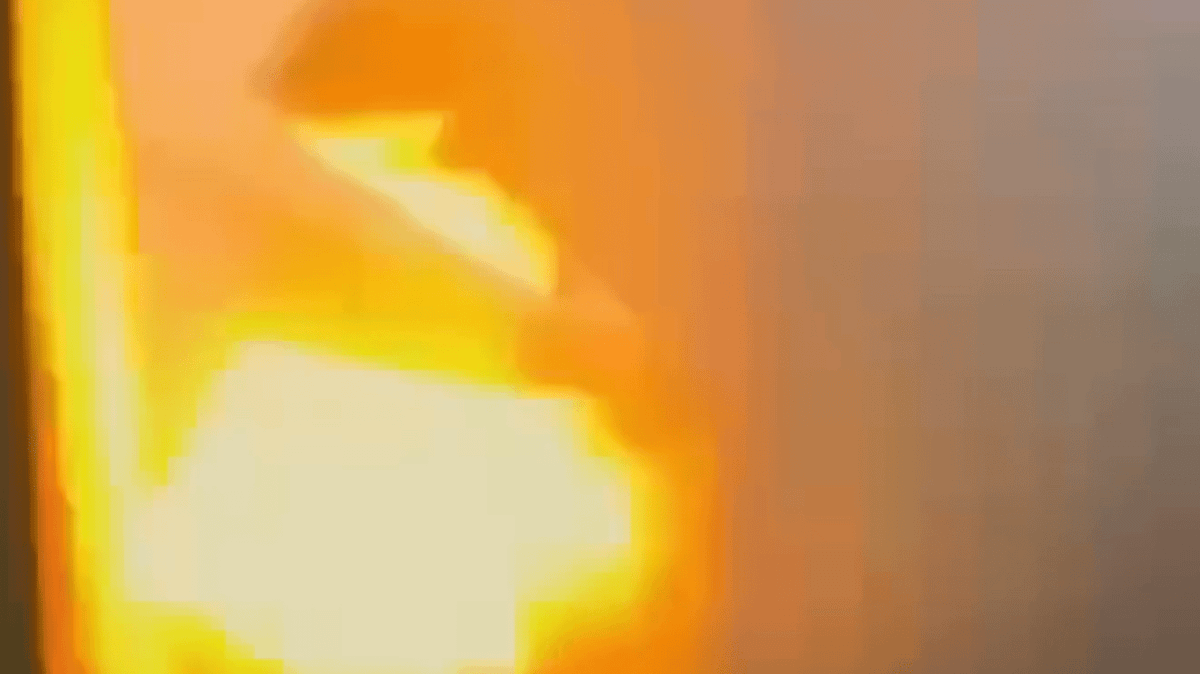 Horrifying video from inside plane shows moment engine erupted into ...