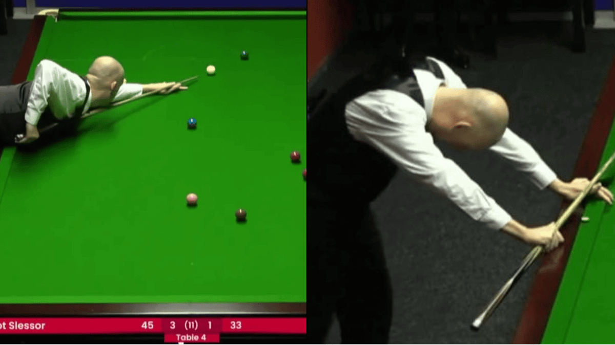 Snooker player commits most bizarre foul you're ever likely to see at ...