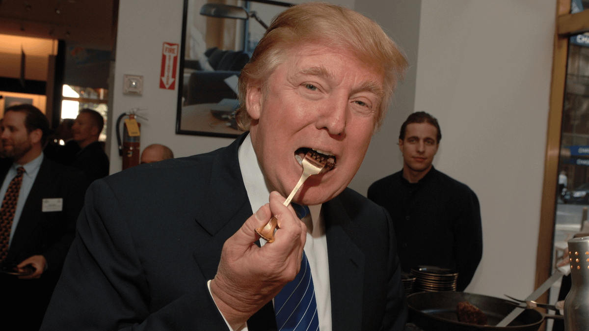 Donald Trump gets served different meal to everyone else during White ...