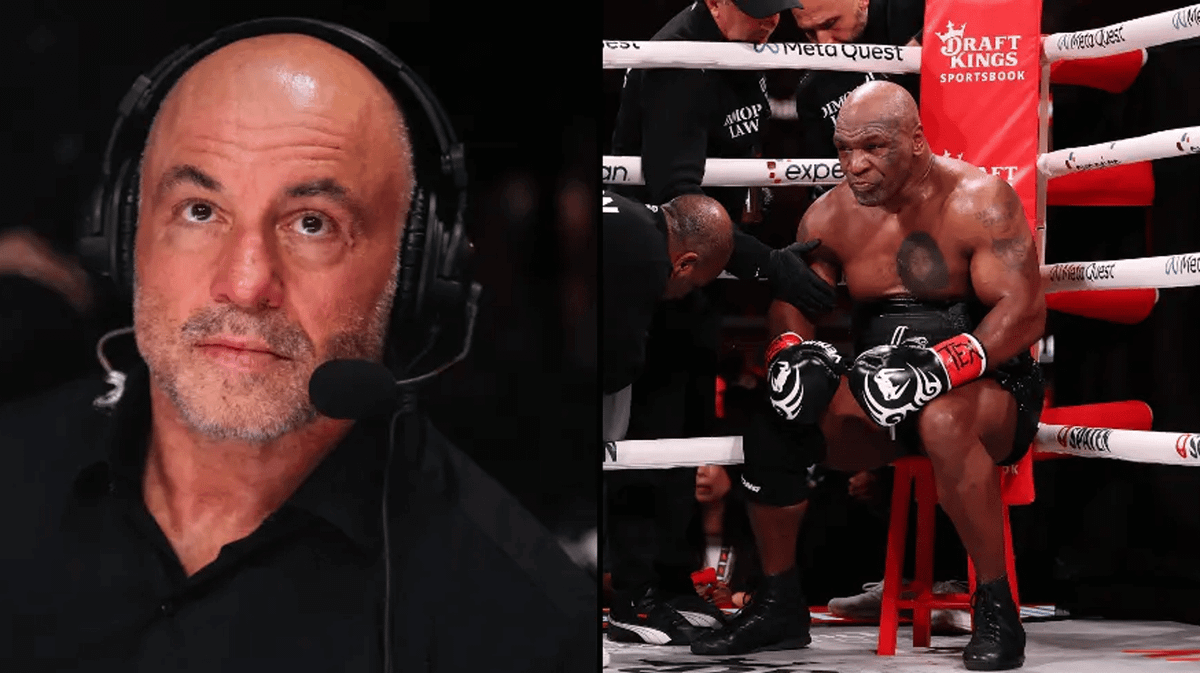 Joe Rogan issues brutal three-word reaction to Mike Tyson's performance ...