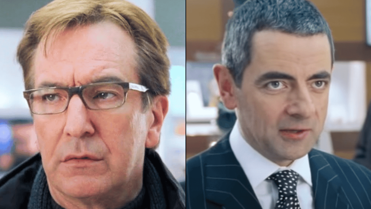 The bizarre secret reason Rowan Atkinson wraps gift so slowly in iconic ...