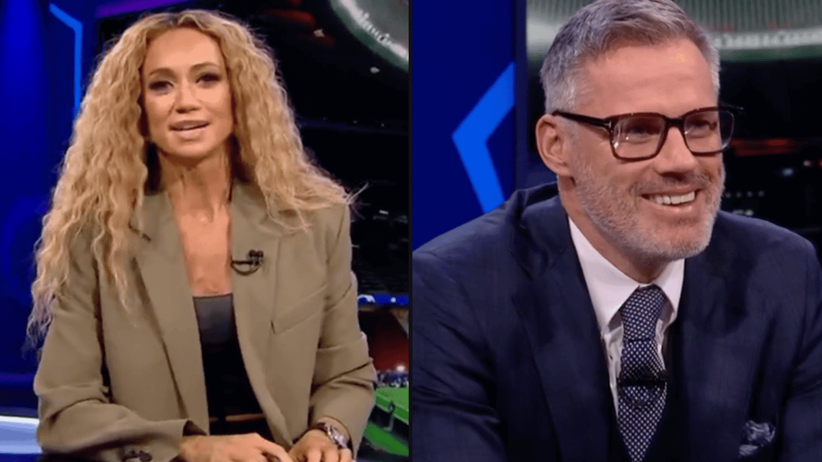 Kate Abdo makes brutal dig at Jamie Carragher after controversial joke ...