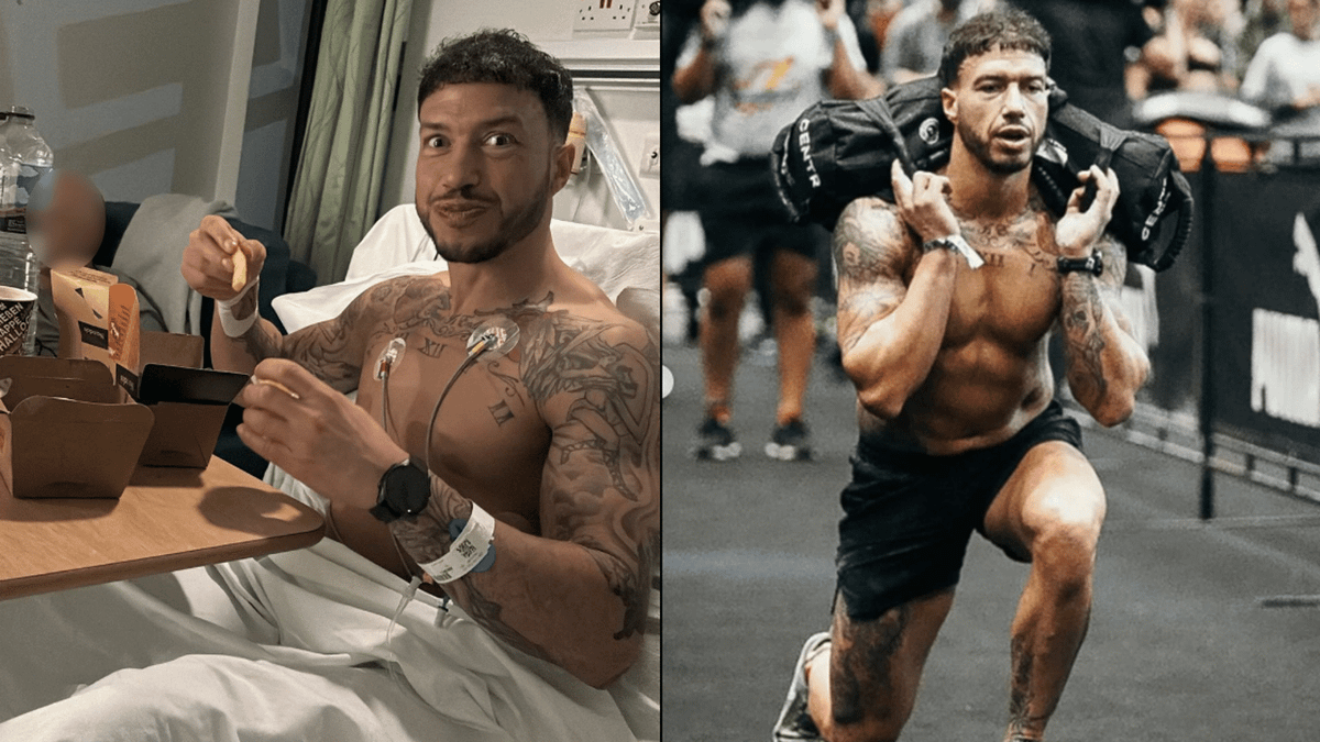 Fitness fanatic feels 'ball of fire in chest' and suffers heart attack ...