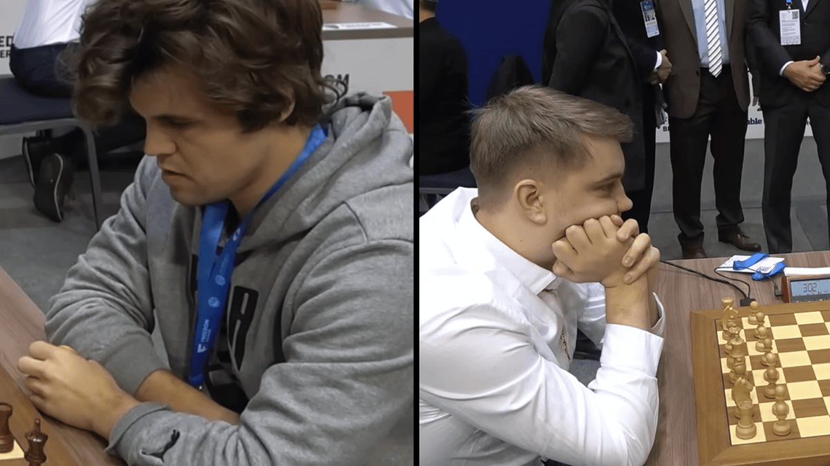 Magnus Carlsen arrives late for chess game and still beats opponent ...