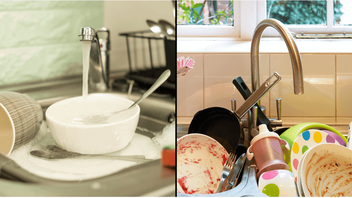 Warning issued to people who 'soak' dirty dishes when washing up