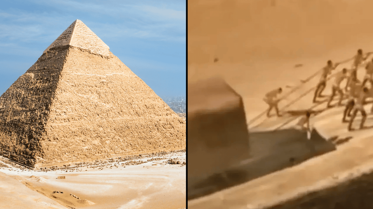One of Earth’s great mysteries of how the Egyptians moved pyramid ...