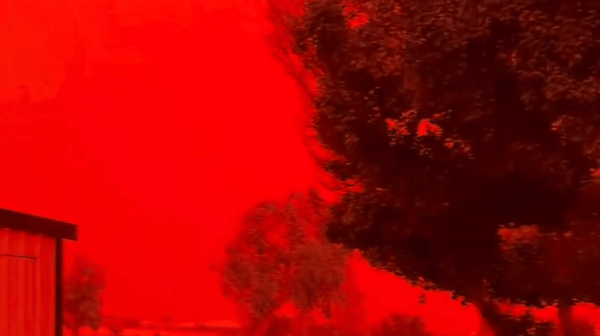Sky turns blood red in ominous warning for Australia
