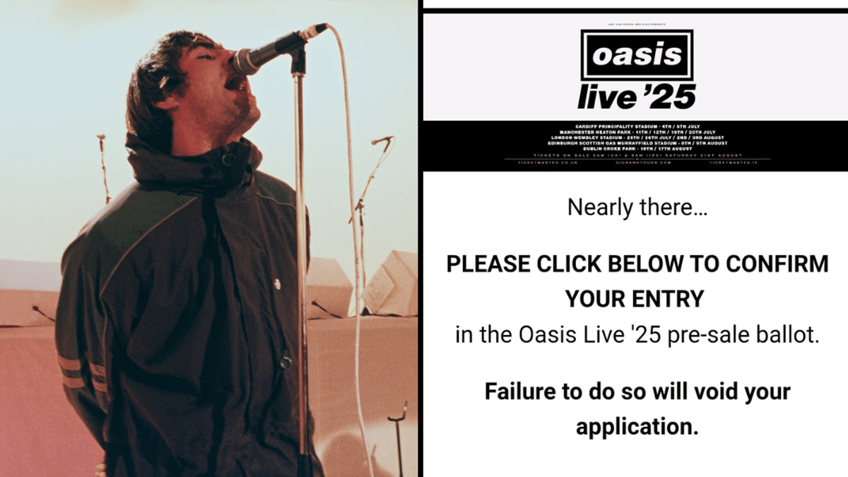 Live updates as Oasis presale tickets time is confirmed and codes sent ...
