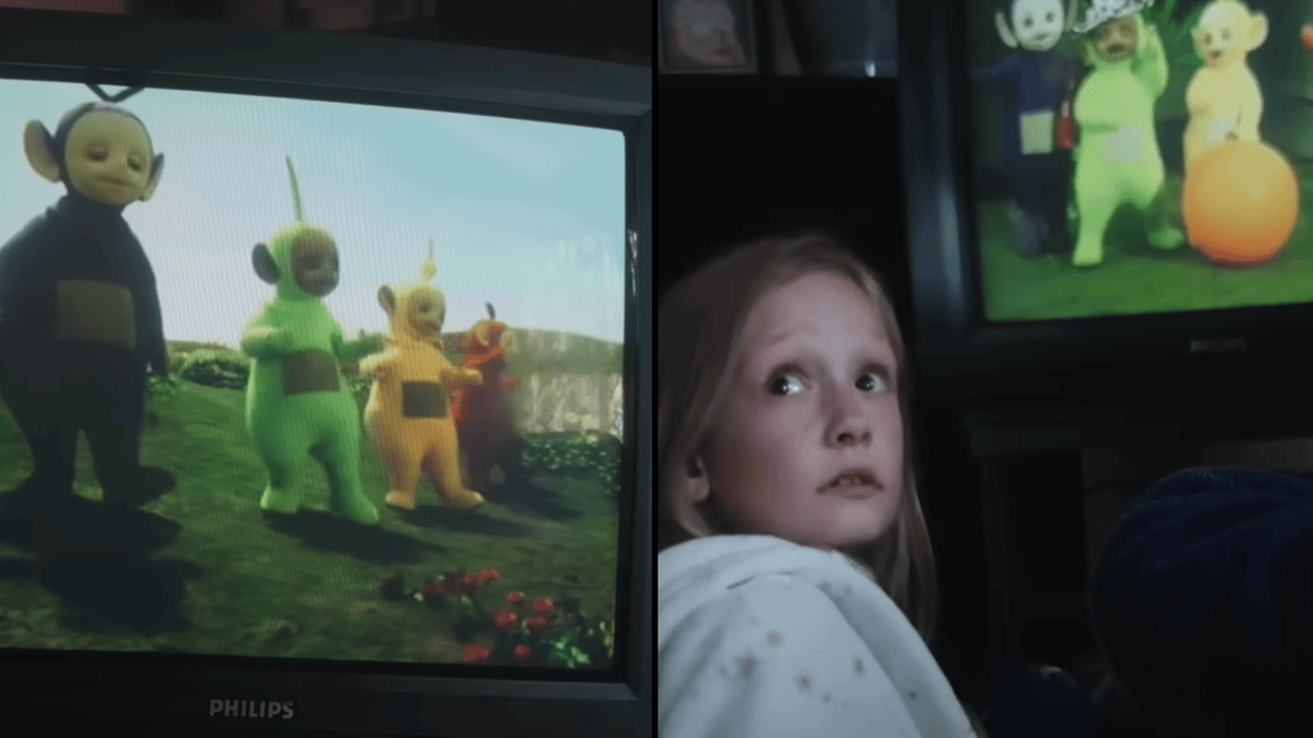 Reason Teletubbies appear at beginning of trailer for 28 Years Later